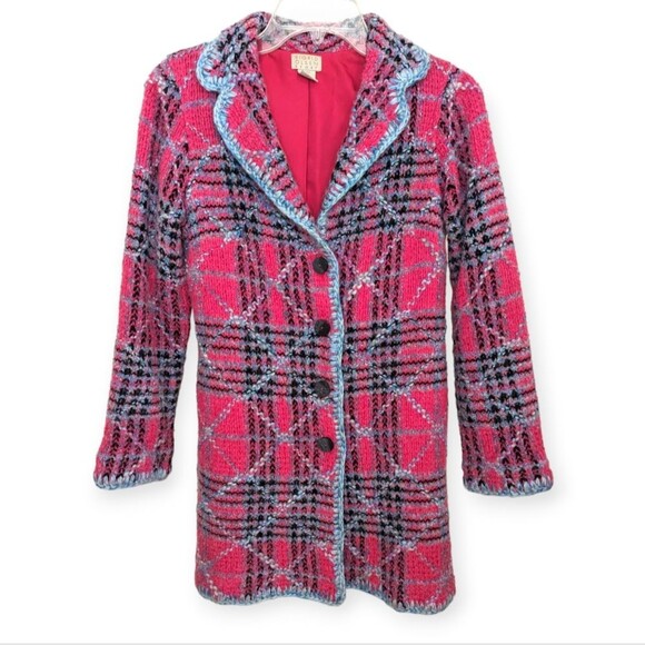 Sigrid Olsen | Jackets & Coats | 525 Sigrid Olson Bright Tweed Long ...
